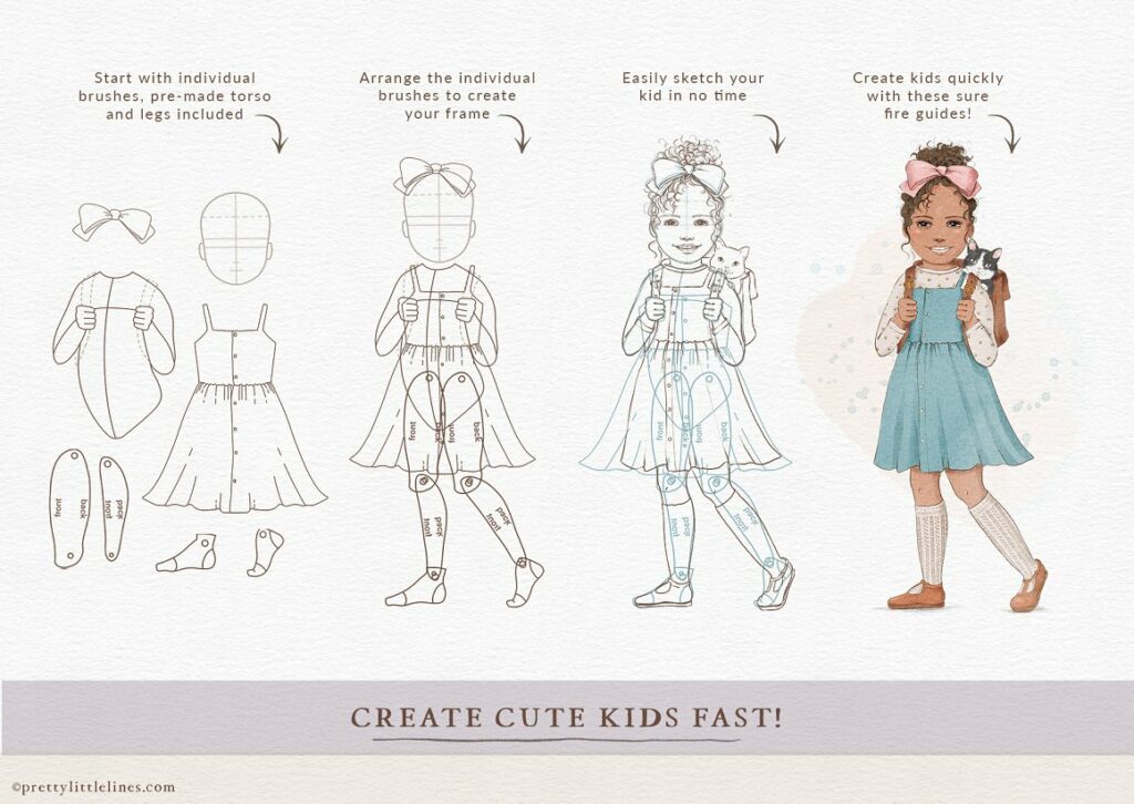 Kid Builder for Procreate & More! – MasterBundles