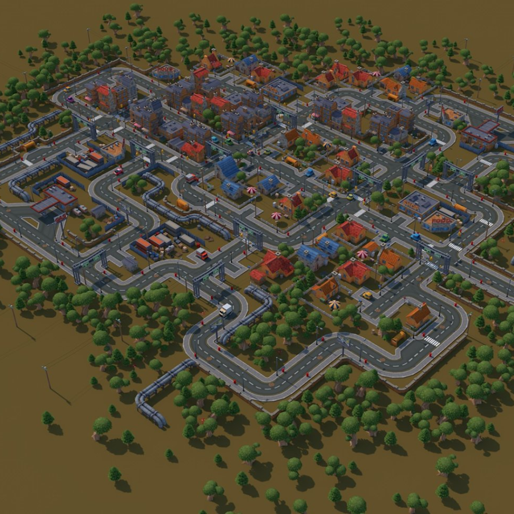 Low Poly Cartoon City Pack – MasterBundles