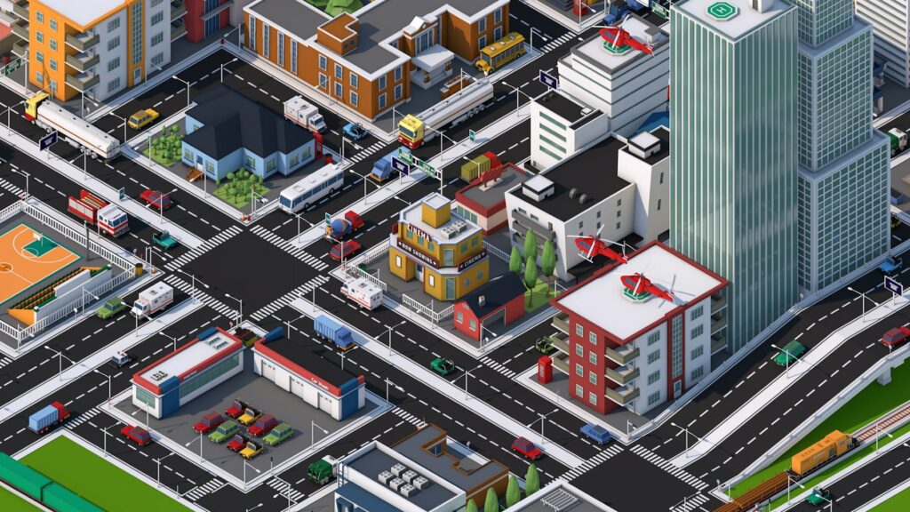 Low Poly City Mega Pack v3.0 – MasterBundles