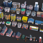 Low Poly City Town Pack – MasterBundles