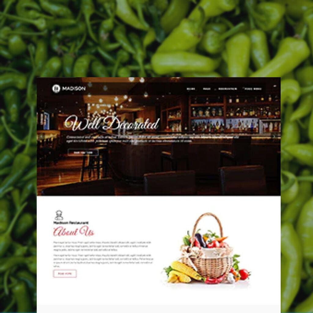 Madison | WordPress Restaurant Theme – MasterBundles