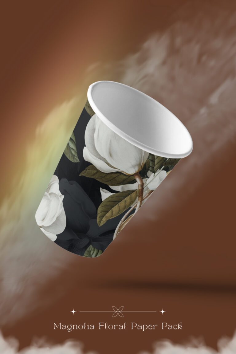 Magnolia Floral Paper Pack – MasterBundles