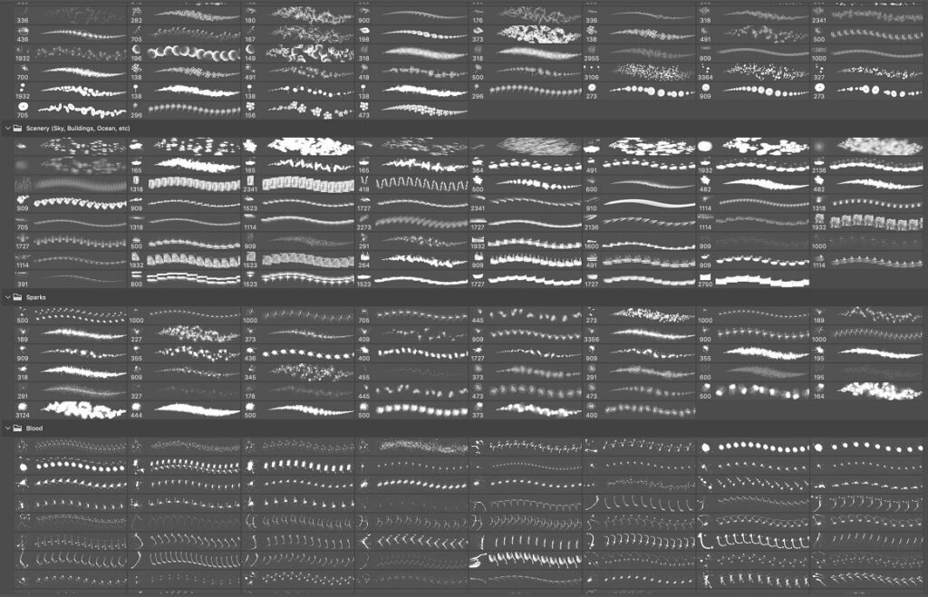 Manga Comic Brush Megapack 1500+ – MasterBundles