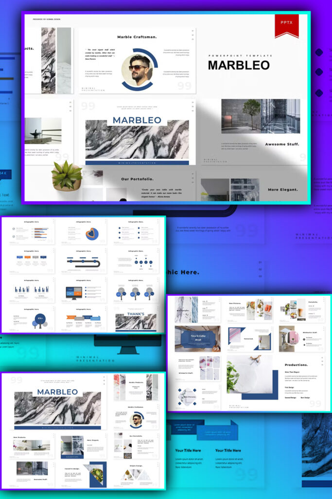 Marbleo Powerpoint Template – MasterBundles