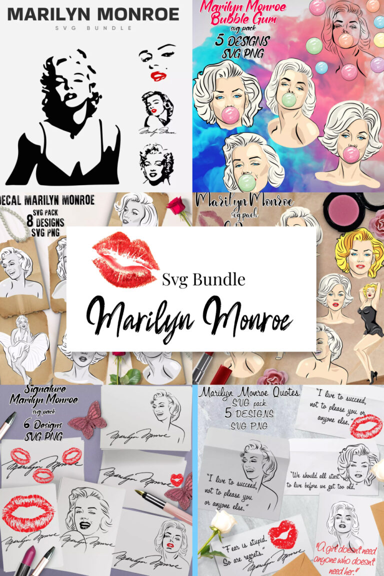 Marilyn Monroe SVG Bundle – MasterBundles