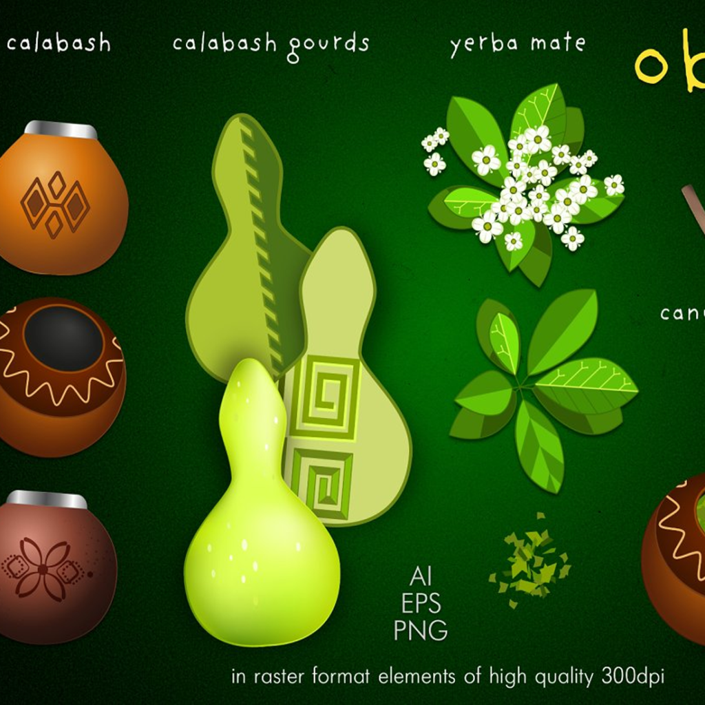 Mate. Objects, Brushes, Patterns. – MasterBundles