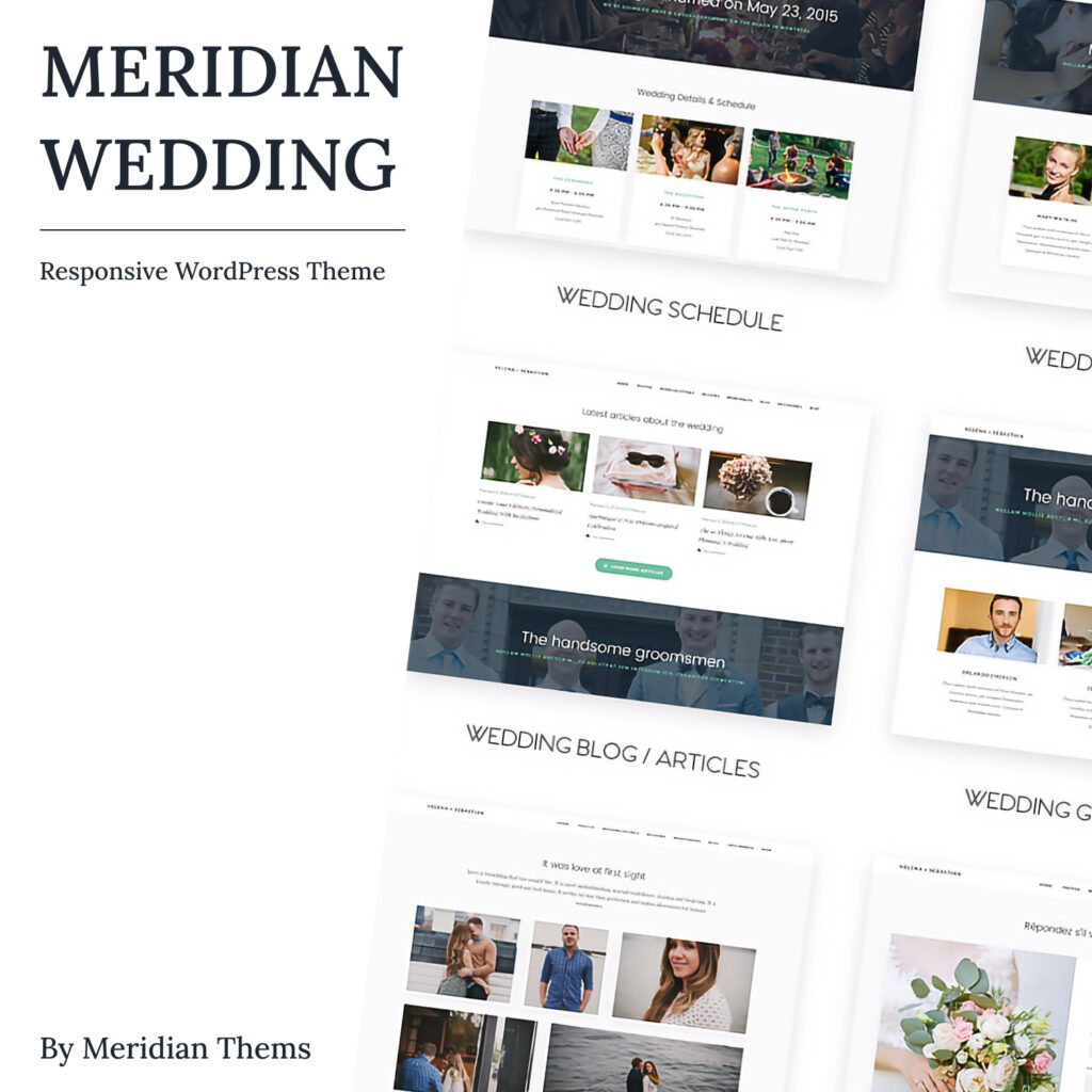 Meridian Wedding - Responsive WordPress Theme – MasterBundles