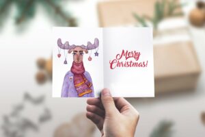Christmas Moose Clip Art – MasterBundles