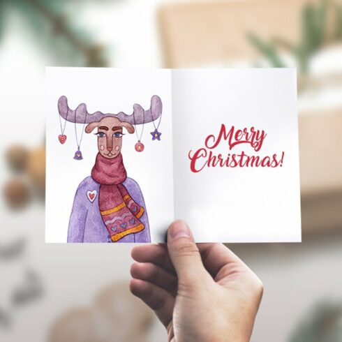 Christmas Moose Clip Art – MasterBundles