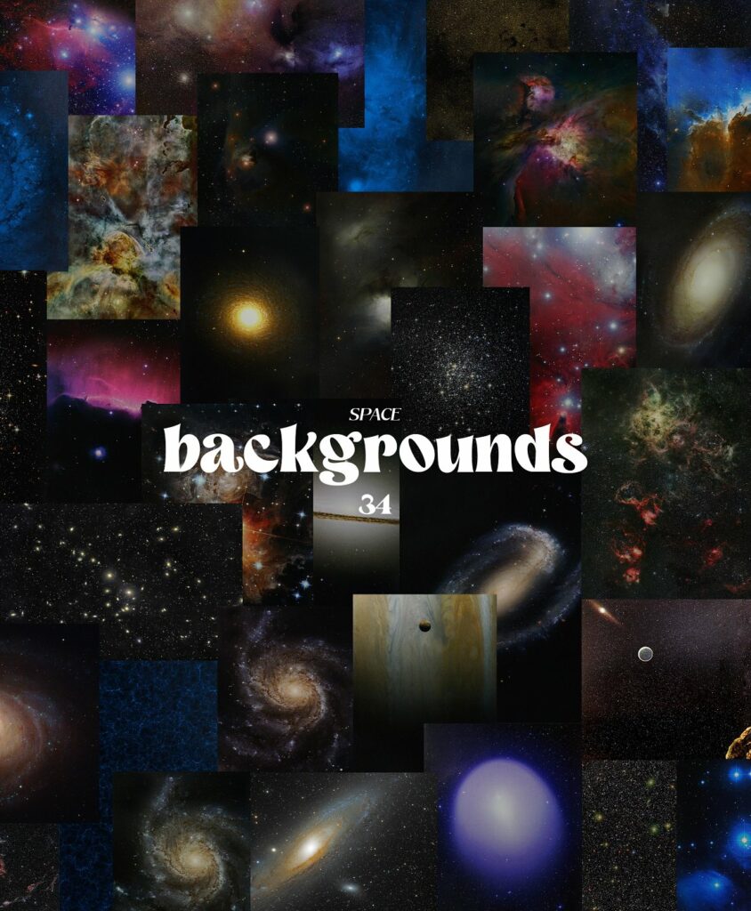 NOSTALGIA Space Collage Creator 370+ – MasterBundles