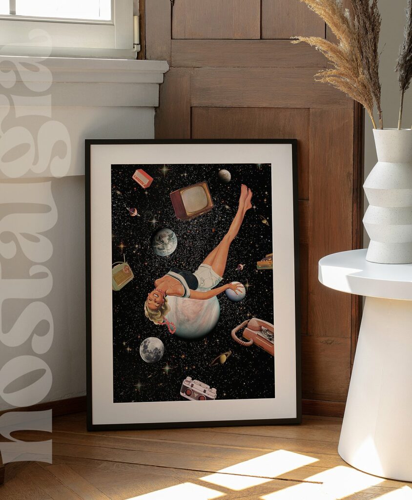 NOSTALGIA Space Collage Creator 370+ – MasterBundles