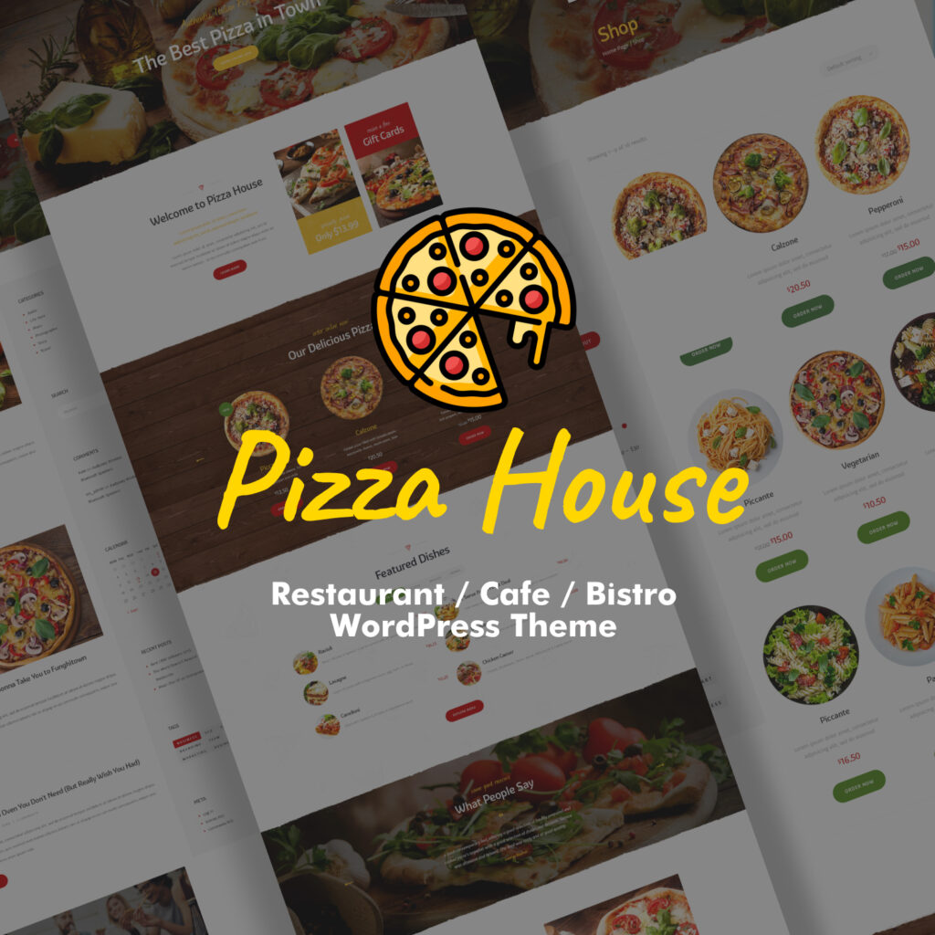 Pizza House - Restaurant / Cafe / Bistro WordPress Theme – MasterBundles