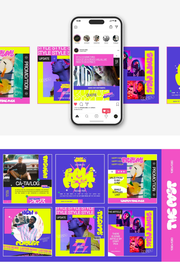 Pop Cult - Instagram Template – MasterBundles