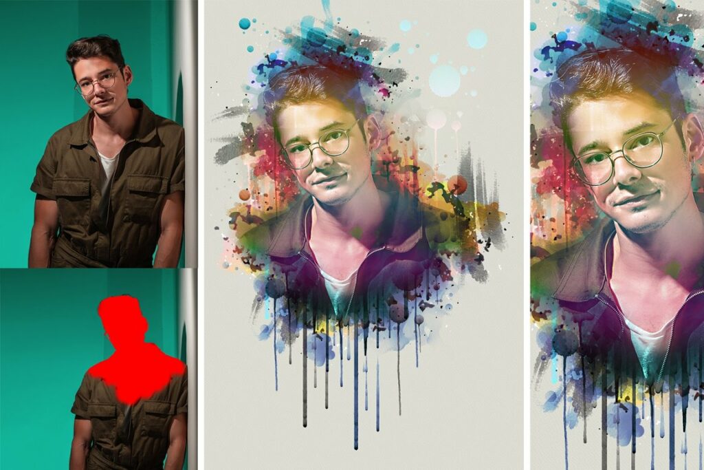 Professional Portrait Paint Effect – MasterBundles