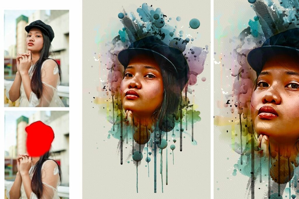 Professional Portrait Paint Effect – MasterBundles
