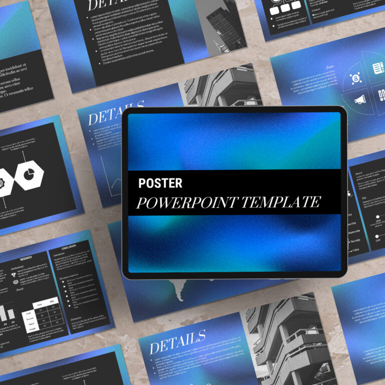 Poster PowerPoint Template – MasterBundles