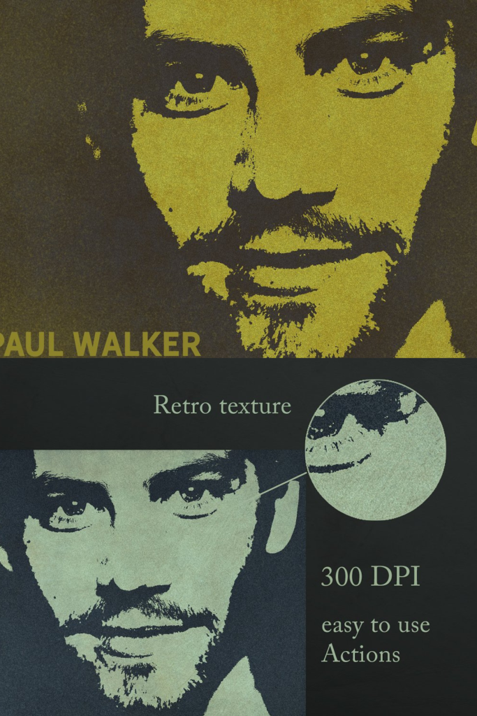 Poster Retro Color Effect Photoshop – MasterBundles