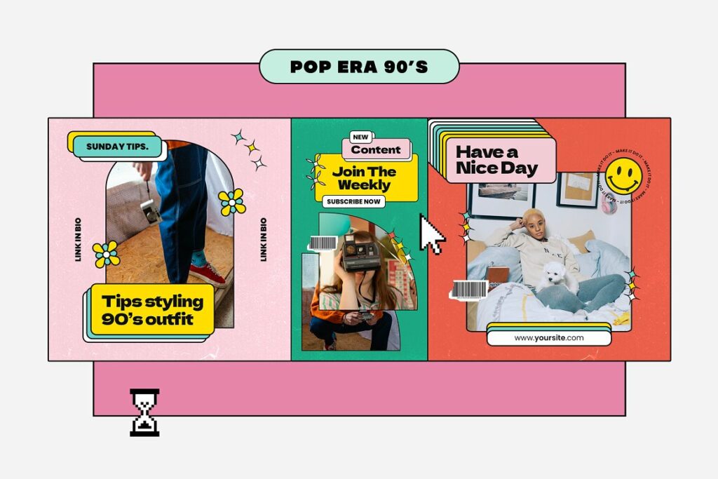 Pop Era 90s Vol.2 - Instagram Retro – MasterBundles