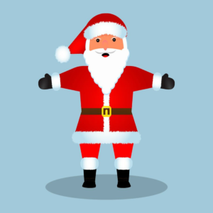 Santa Claus Art Elements Vector Design – MasterBundles