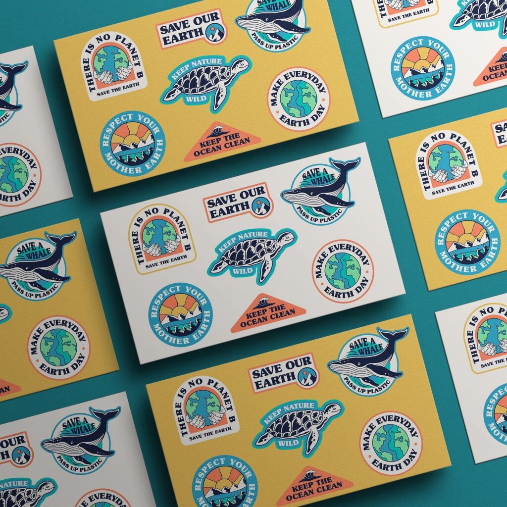 Save Our Earth Badges – MasterBundles