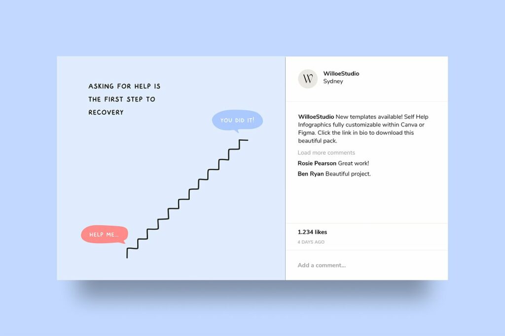 Self Help Infographics – MasterBundles