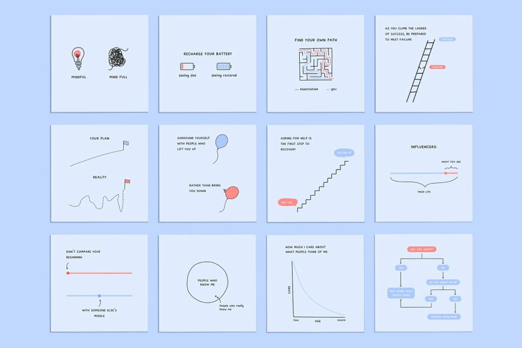 Self Help Infographics – MasterBundles