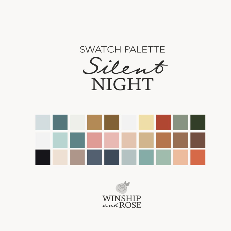 Silent Night Christmas Color Palette – MasterBundles