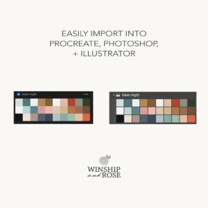 Silent Night Christmas Color Palette – MasterBundles