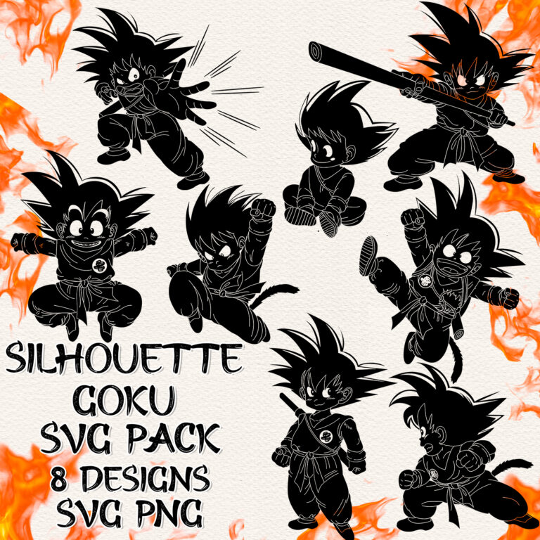 Goku SVG Files – MasterBundles