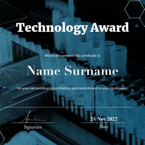 Award Certificate Template Powerpoint – MasterBundles