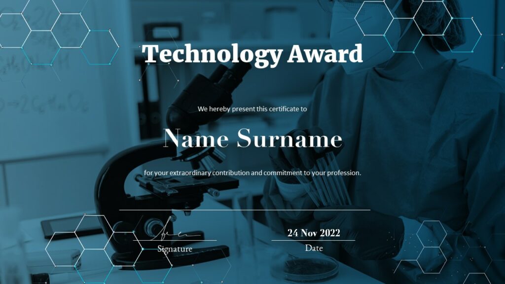 Award Certificate Template Powerpoint – MasterBundles