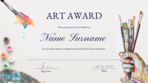 Award Certificate Template Powerpoint – MasterBundles