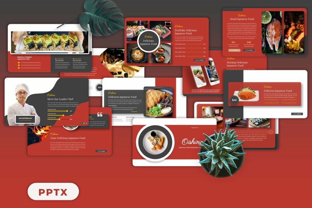 Oishine - Japanese Food Powerpoint – MasterBundles