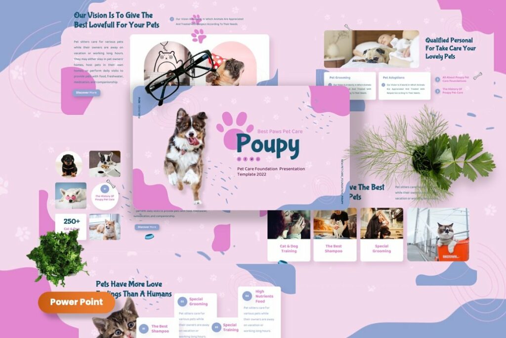 Poupy - Pet Care Powerpoint – MasterBundles