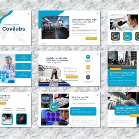Covilabs - Covid Medical Googleslide – MasterBundles