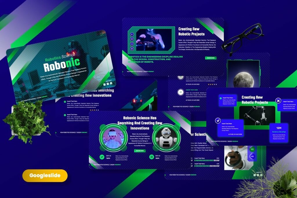 Robonic - Robotics Google Slide – MasterBundles