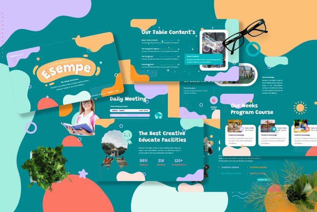Esempe - Education Creative Keynote – MasterBundles