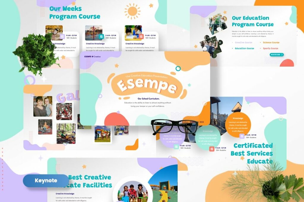 Esempe - Education Creative Keynote – MasterBundles