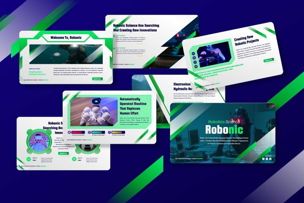Robonic - Robotics Google Slide – MasterBundles