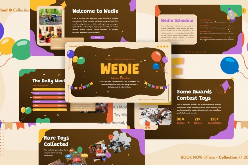 Wedie - Toys Googleslide Theme – MasterBundles