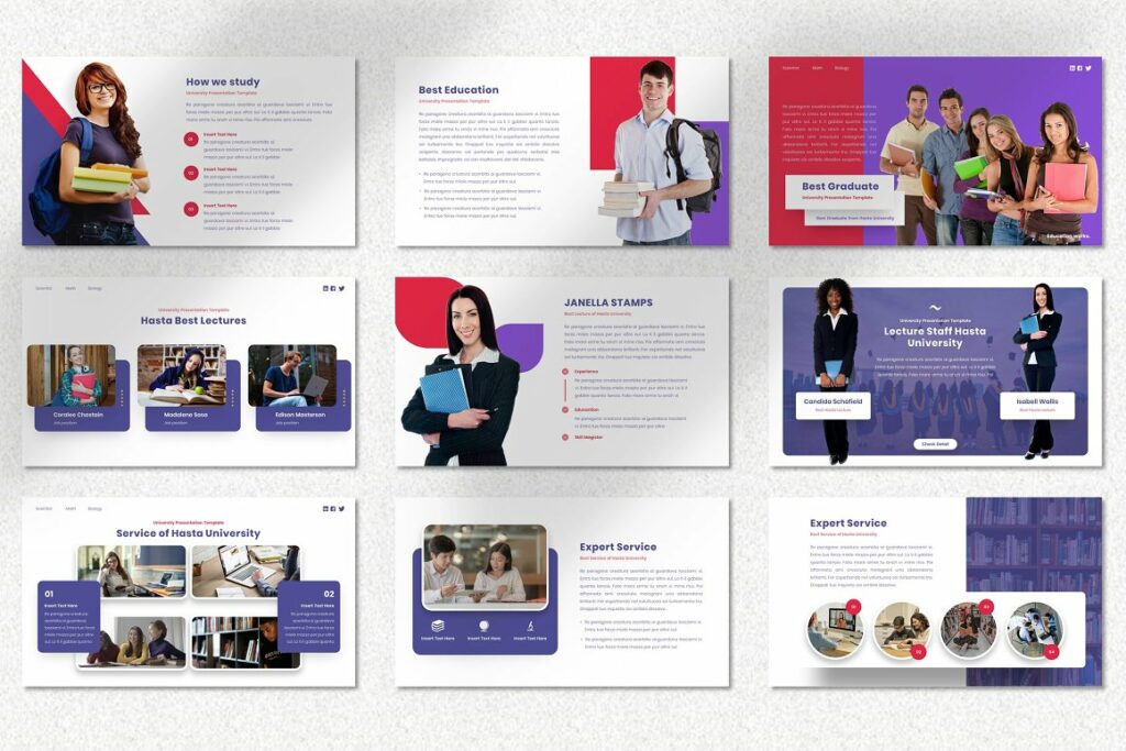 Hasta - University Googleslide – MasterBundles