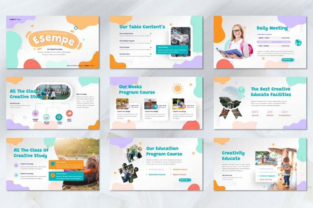 Esempe - Education Creative Keynote – MasterBundles