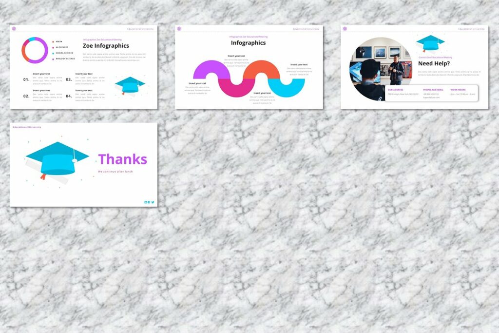 Zoe - University Googleslide – MasterBundles