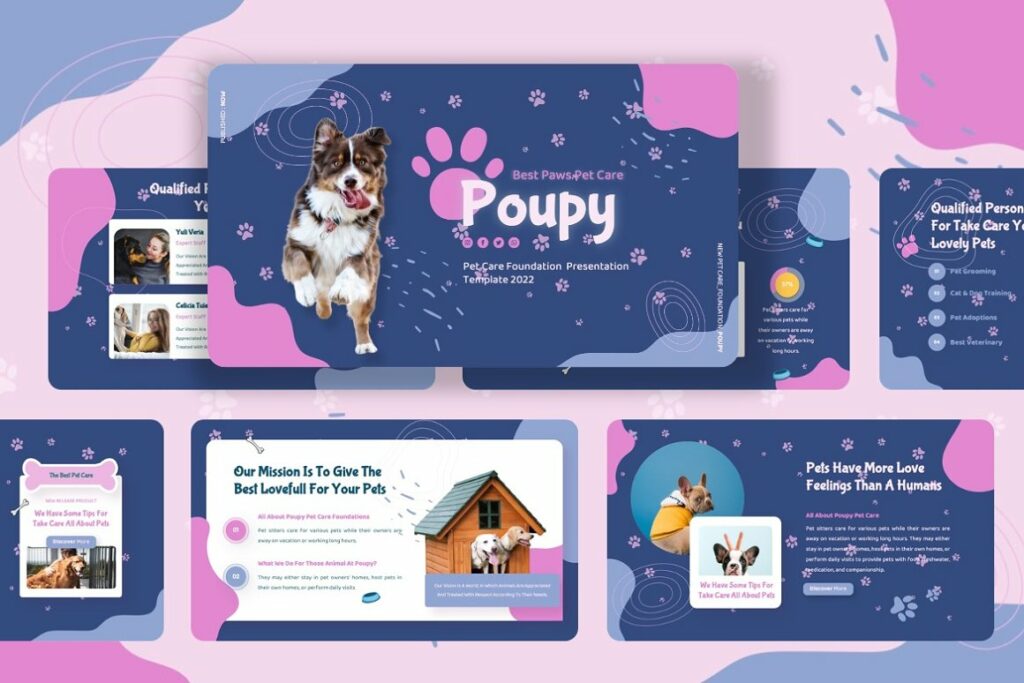Poupy - Pet Care Powerpoint – MasterBundles