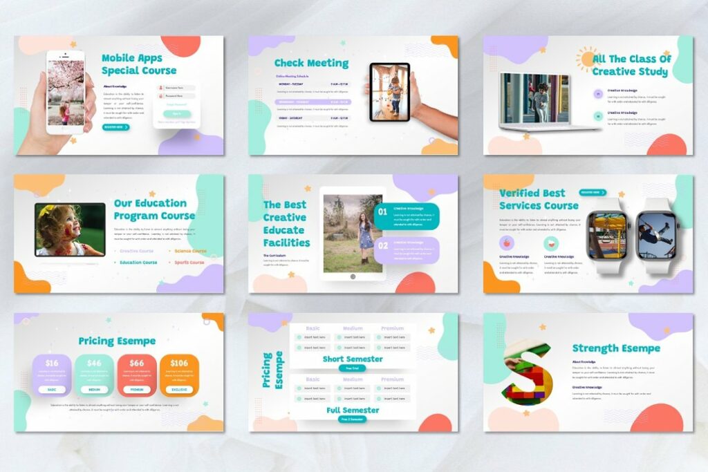 Esempe - Education Creative Powerpoint – MasterBundles