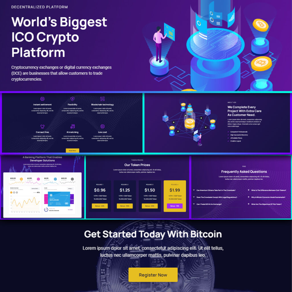 Smart ICO - Crypto Currency Elementor Pro Full Site Kit – MasterBundles