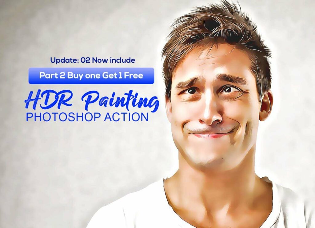 HDR Painting Photoshop Actions – MasterBundles