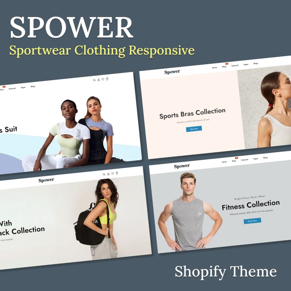 Spower - Sportwear Clothing Responsive Shopify Theme – MasterBundles