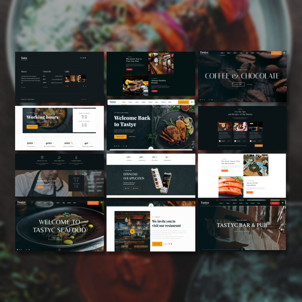 Tastyc - Restaurant WordPress Theme – MasterBundles