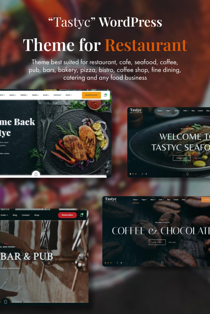 Tastyc - Restaurant WordPress Theme – MasterBundles